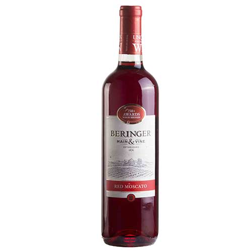 Beringer Main & Vine Red Moscato 750ml - Licores y cervezas a domicilio ...